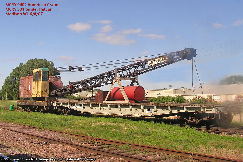 Former WC American crane and boom tender flat @ the WSOR yard